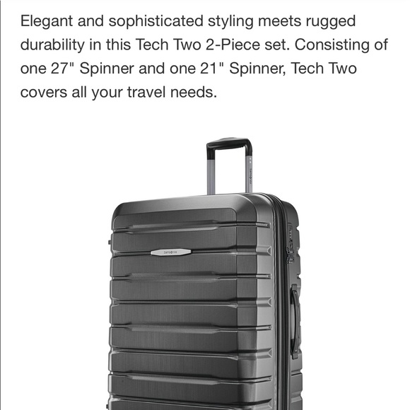 Samsonite | Other | Samsonite Tech 2 2 Piece Luggage Set | Poshmark